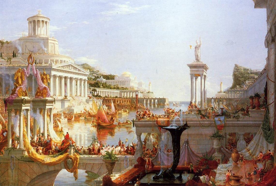 'The Consummation of Empire' is Part III of Thomas Cole's epic series