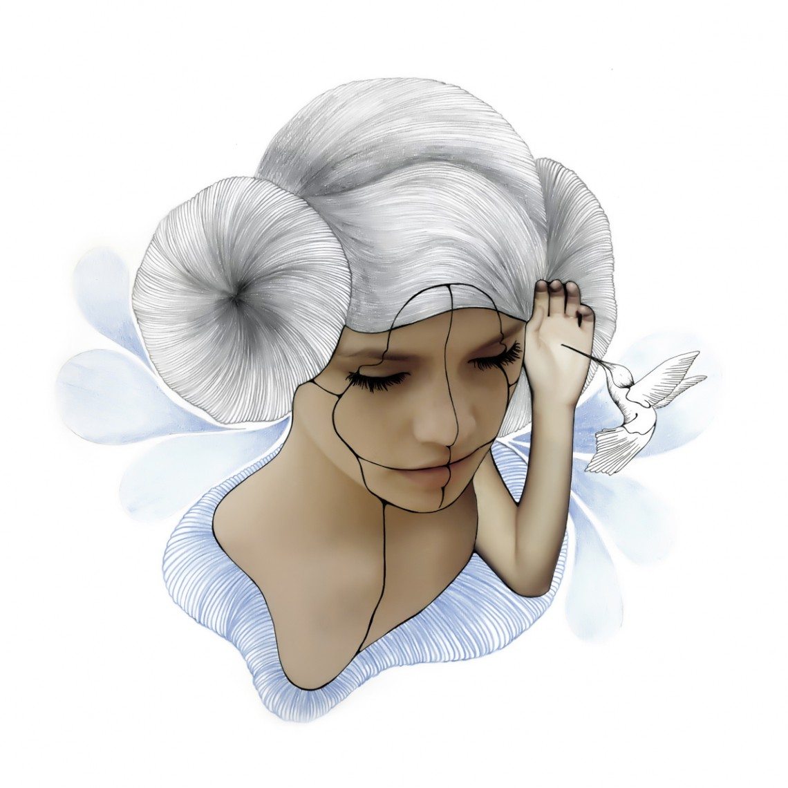 Géraldine Georges illustrates human presence, tangible yet surreal