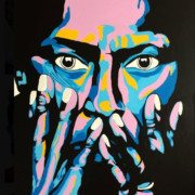 Benny Bing's portraits lure you in with its powerful eyes and vibrant ...