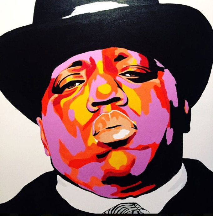 Benny Bing's portraits lure you in with its powerful eyes and vibrant colors