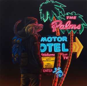 ANIMALS ATTAIN COMFORT IN PAINTINGS BY DAVID RICE