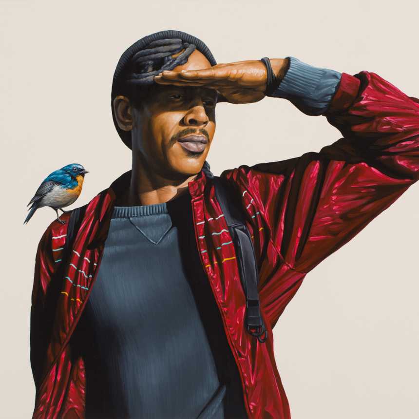 ANIMALS ATTAIN COMFORT IN PAINTINGS BY DAVID RICE