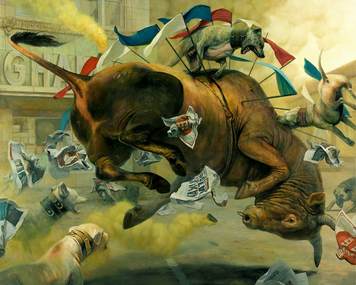 Martin Wittfooth: Humans & Animals Interact in a Haunting Way ...